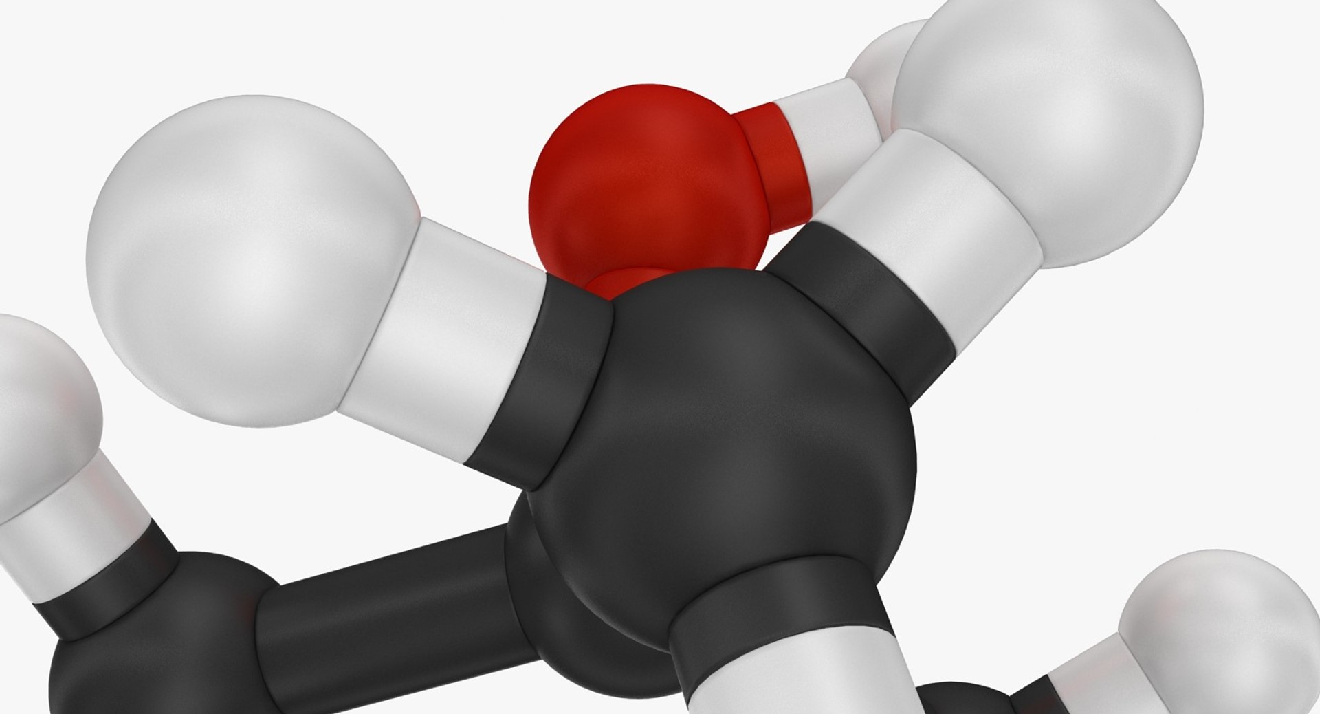 3d Model Tert Butanol