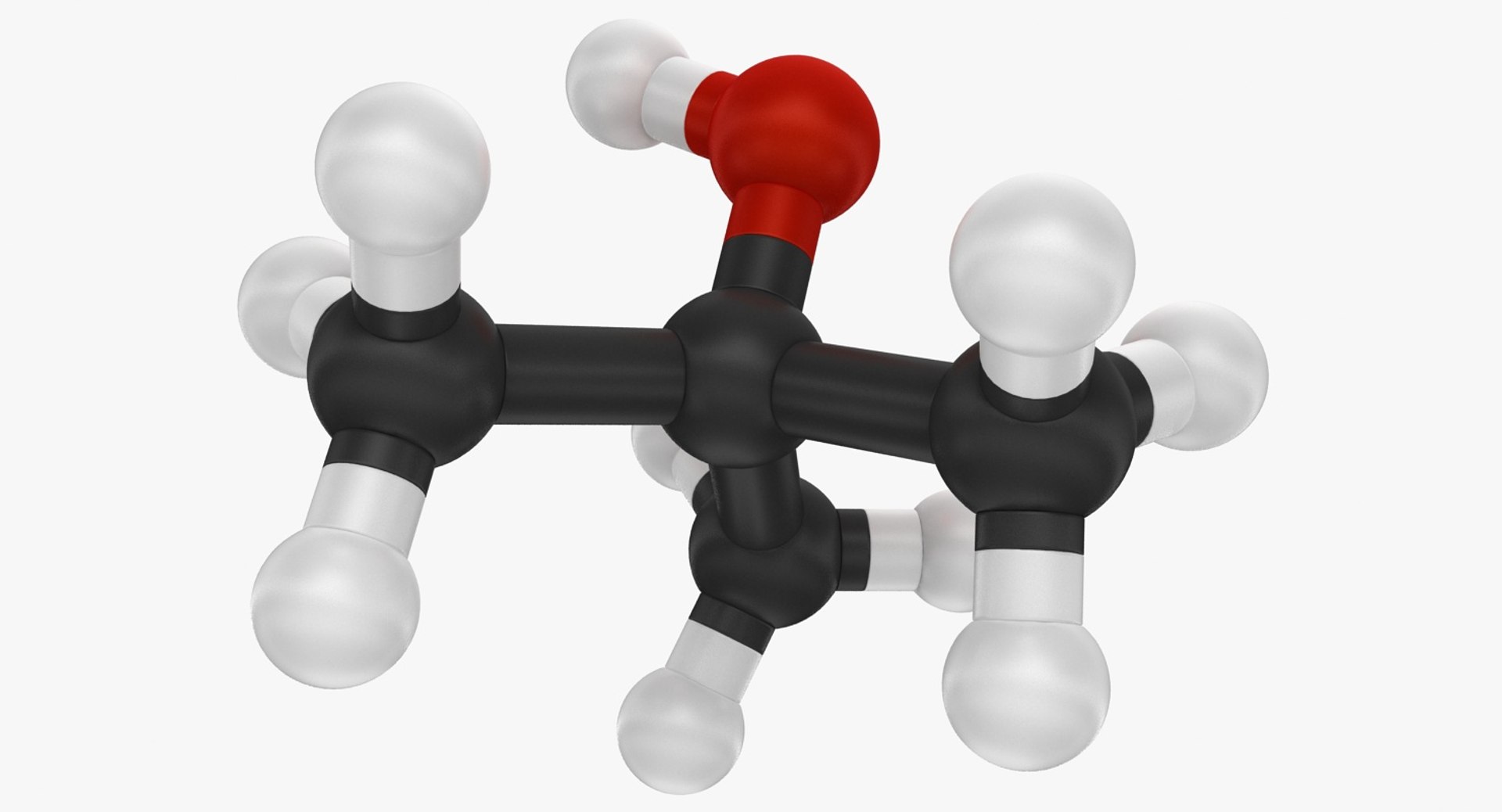3d Model Tert Butanol