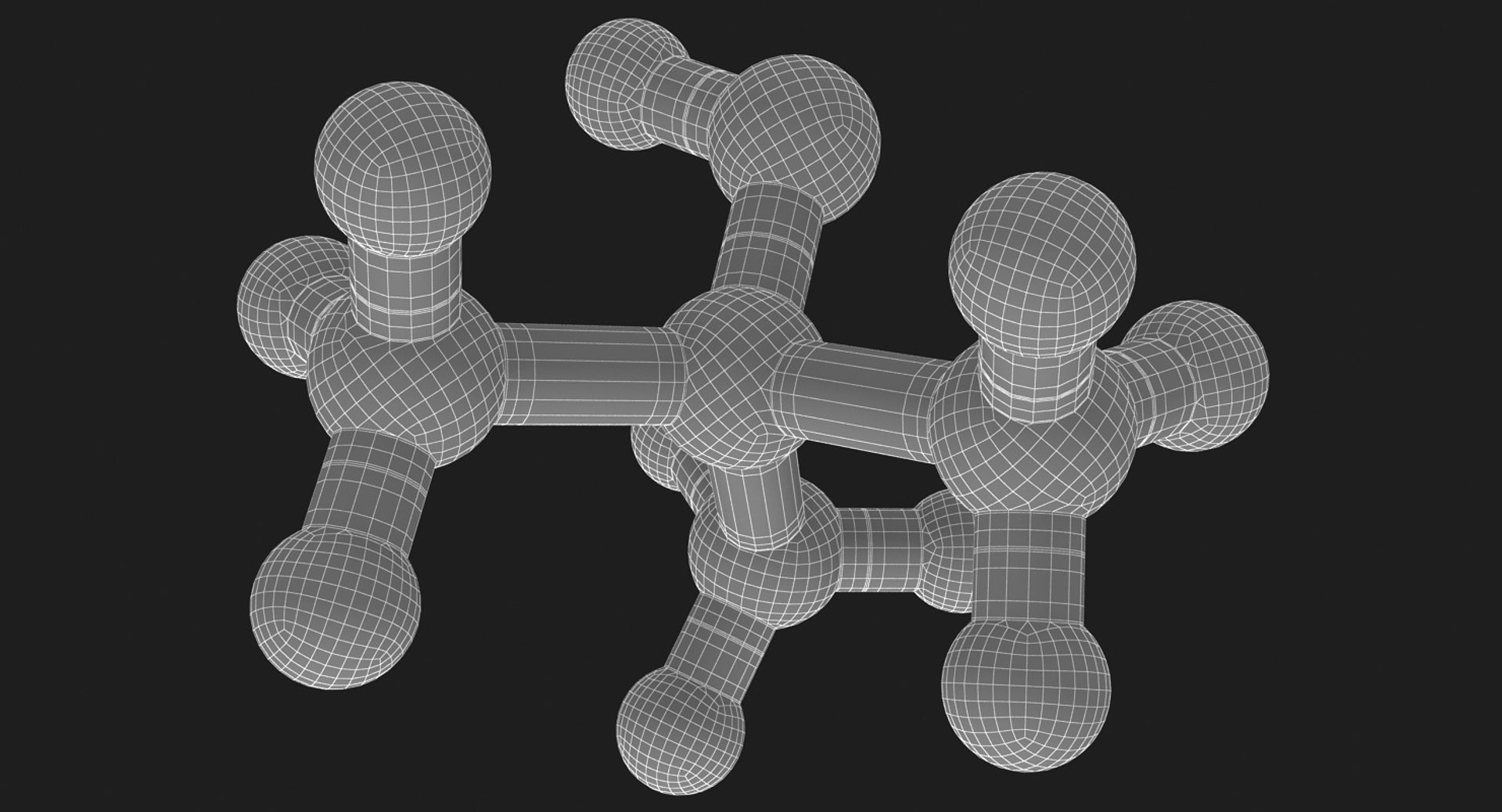 3d Model Tert Butanol