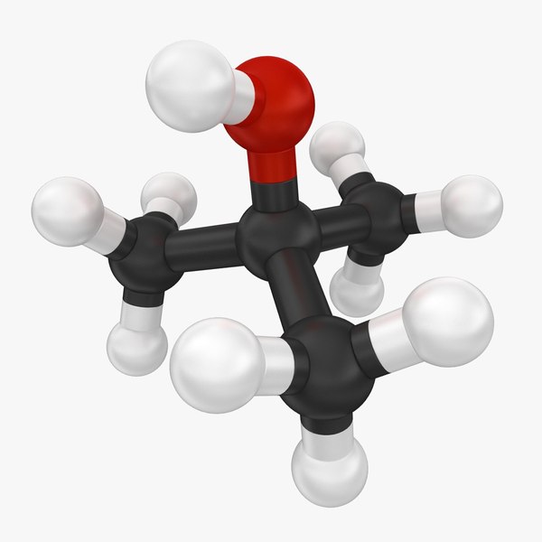 3d model tert butanol