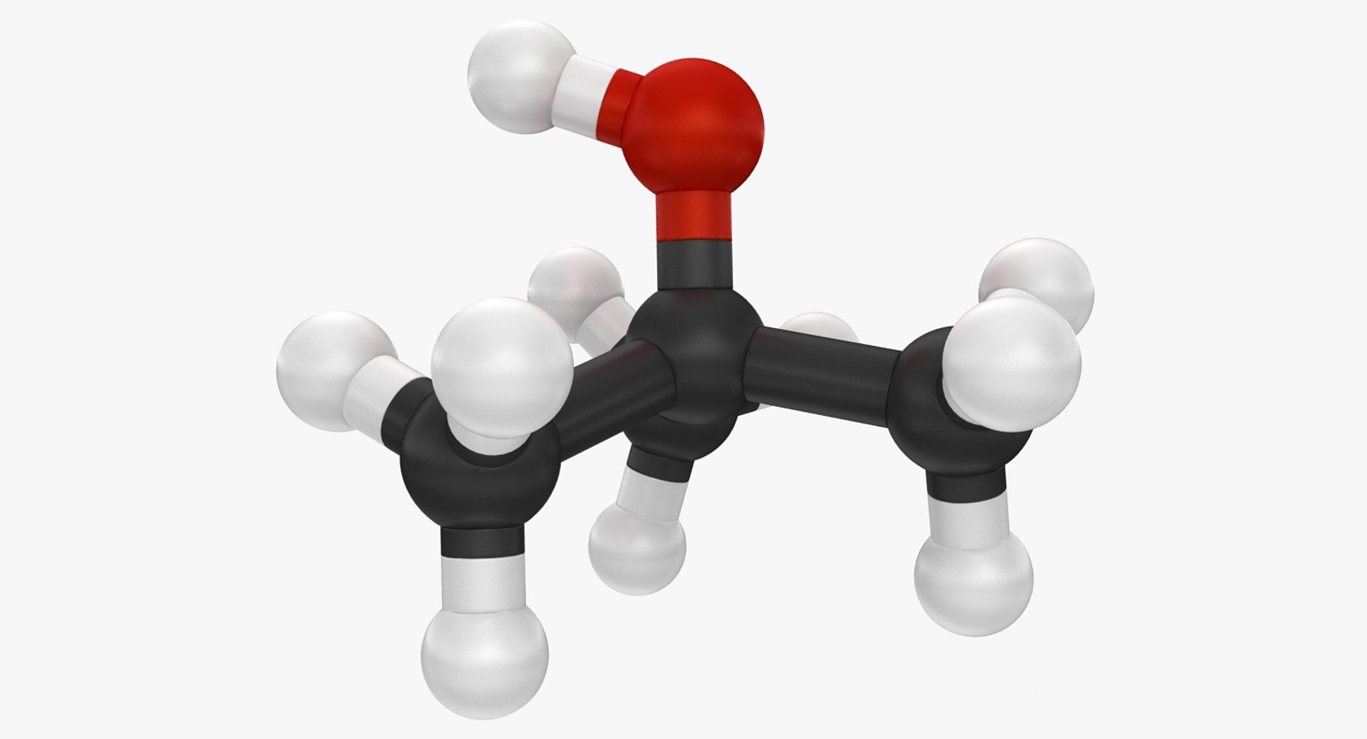 3d Model Tert Butanol