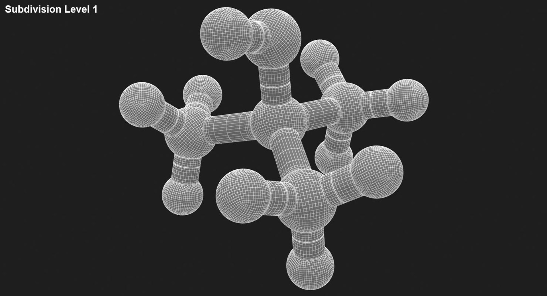 3d Model Tert Butanol