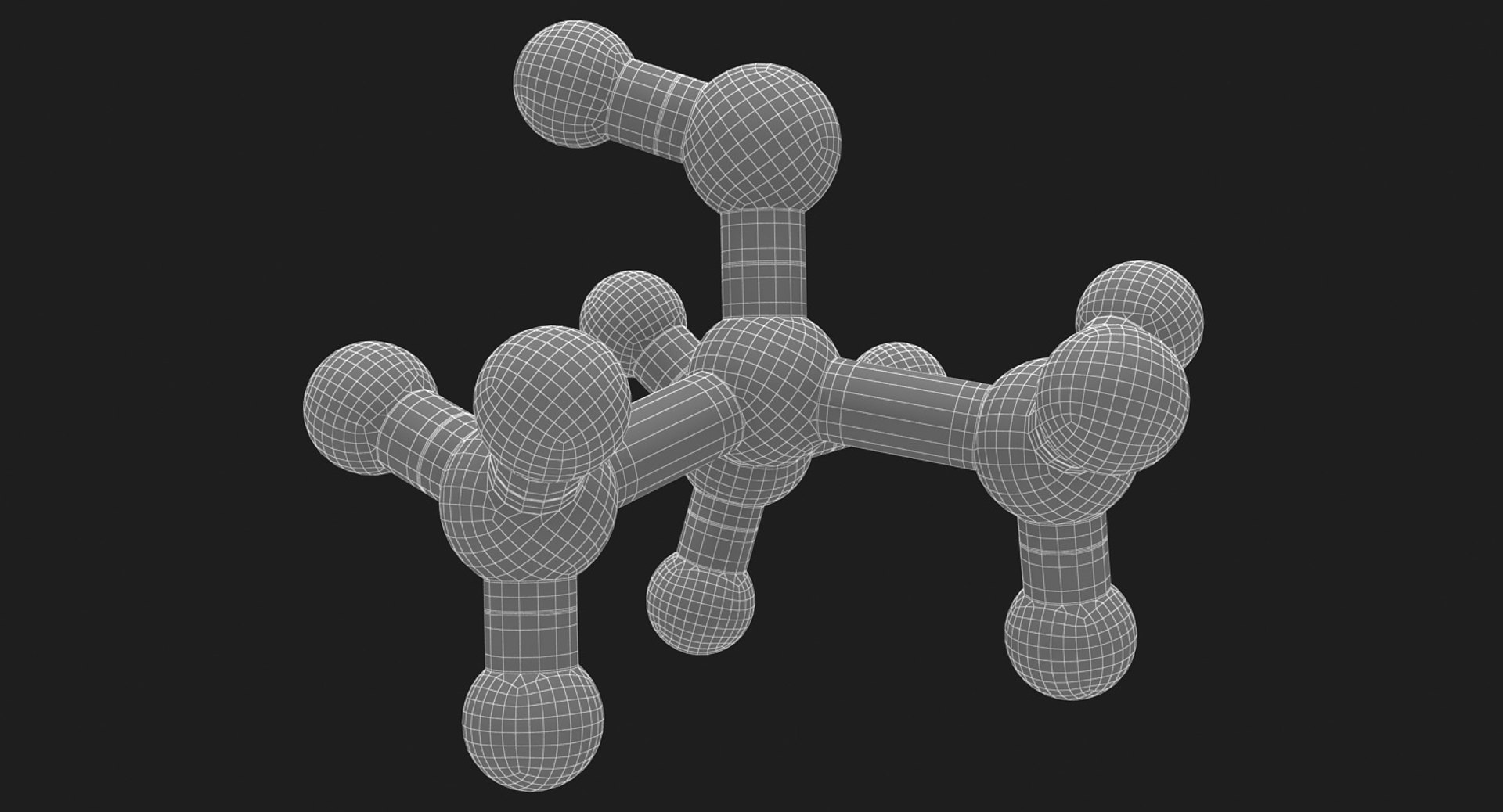 3d Model Tert Butanol