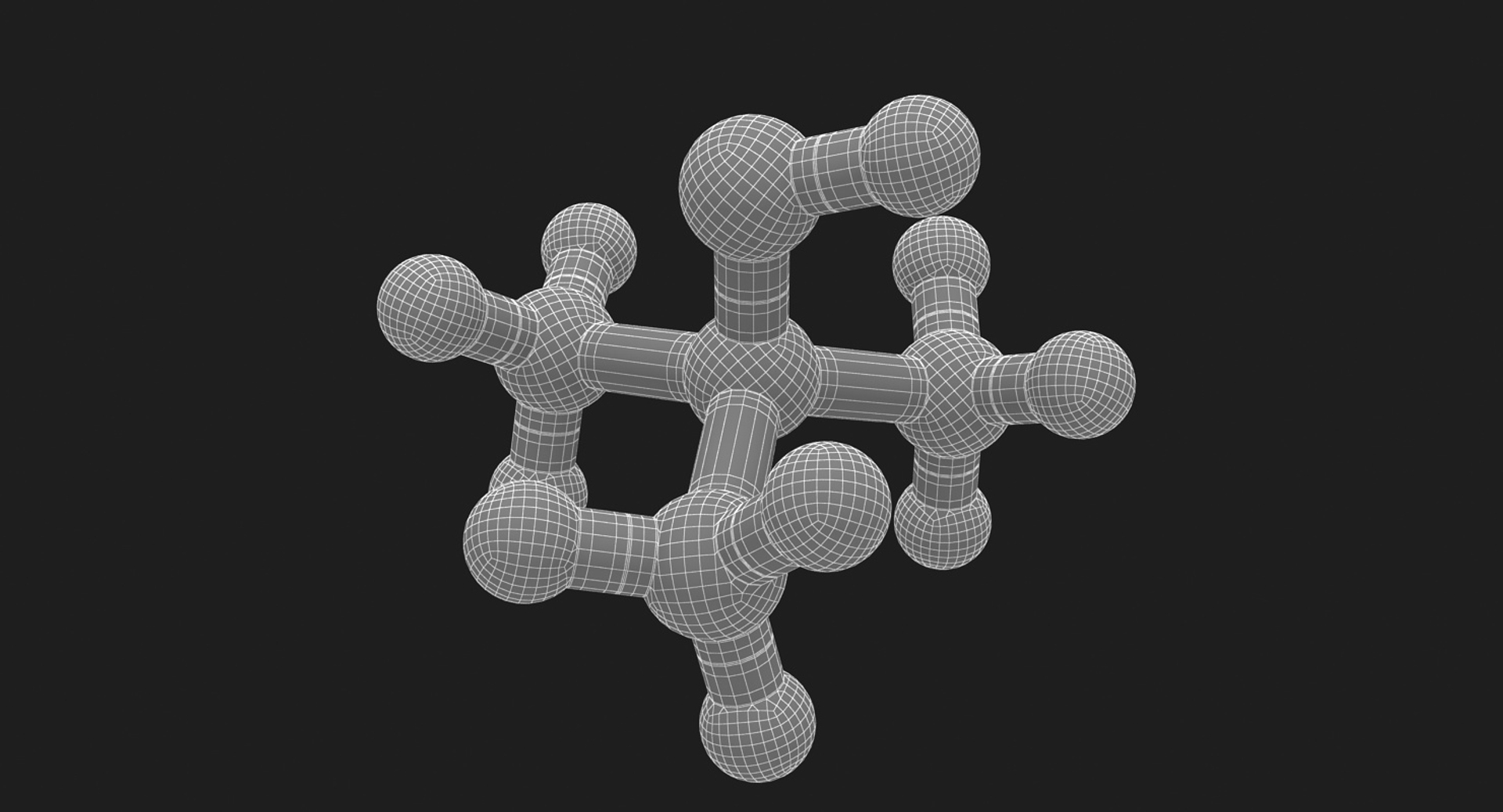 3d Model Tert Butanol