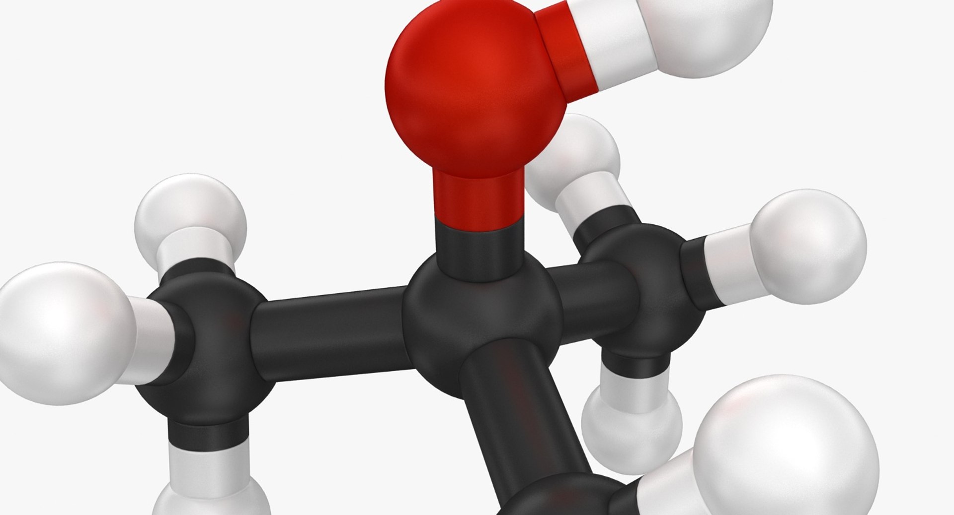 3d Model Tert Butanol
