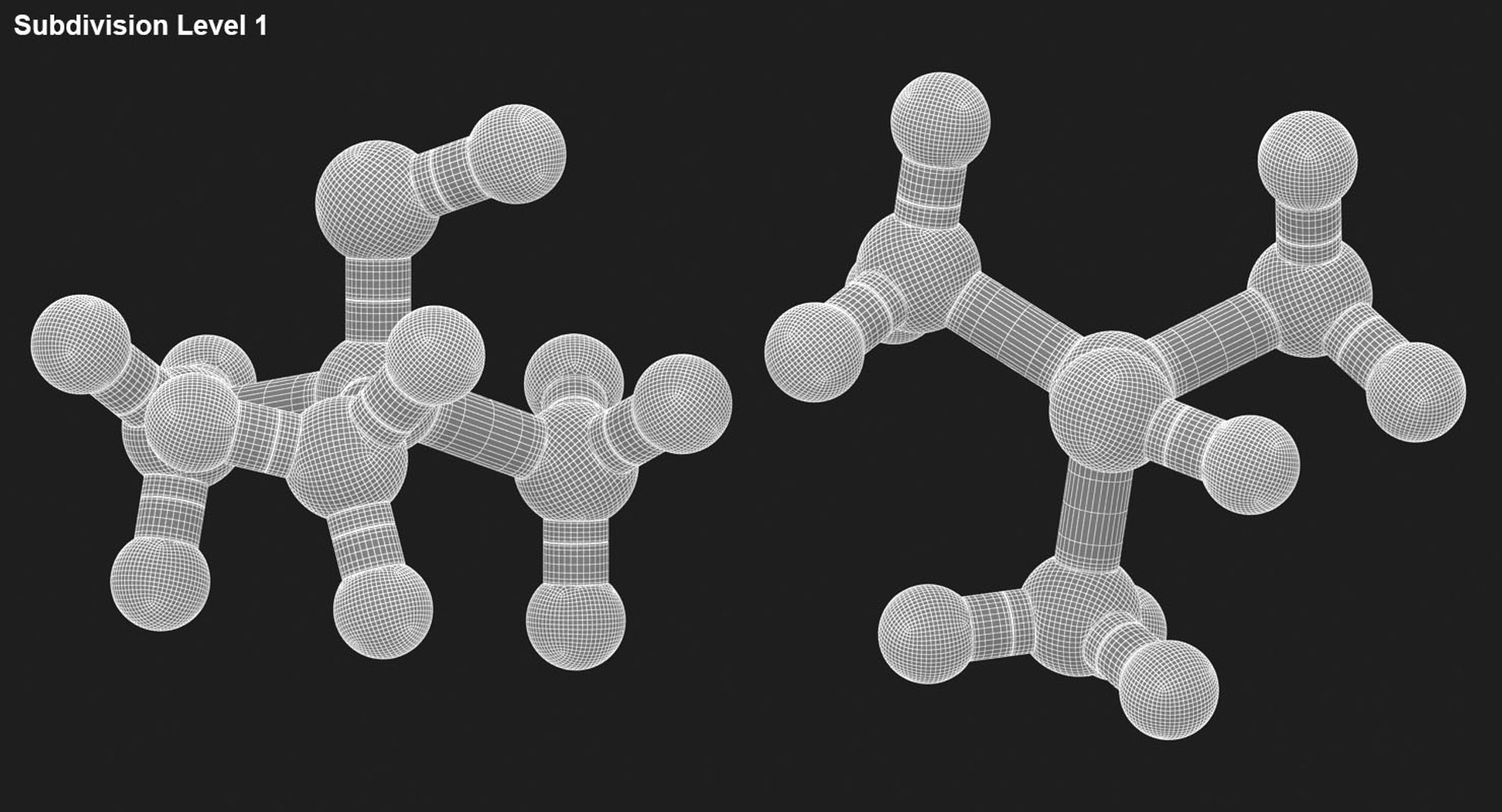 3d Model Tert Butanol