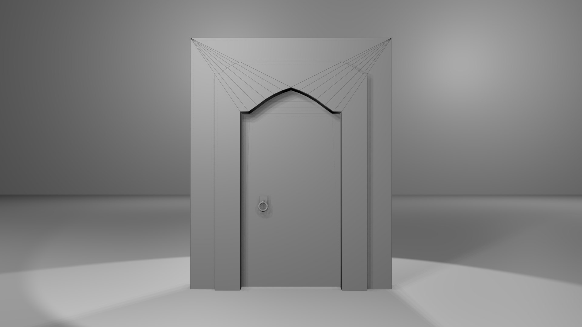 Arab Persian Door Arch 3ds