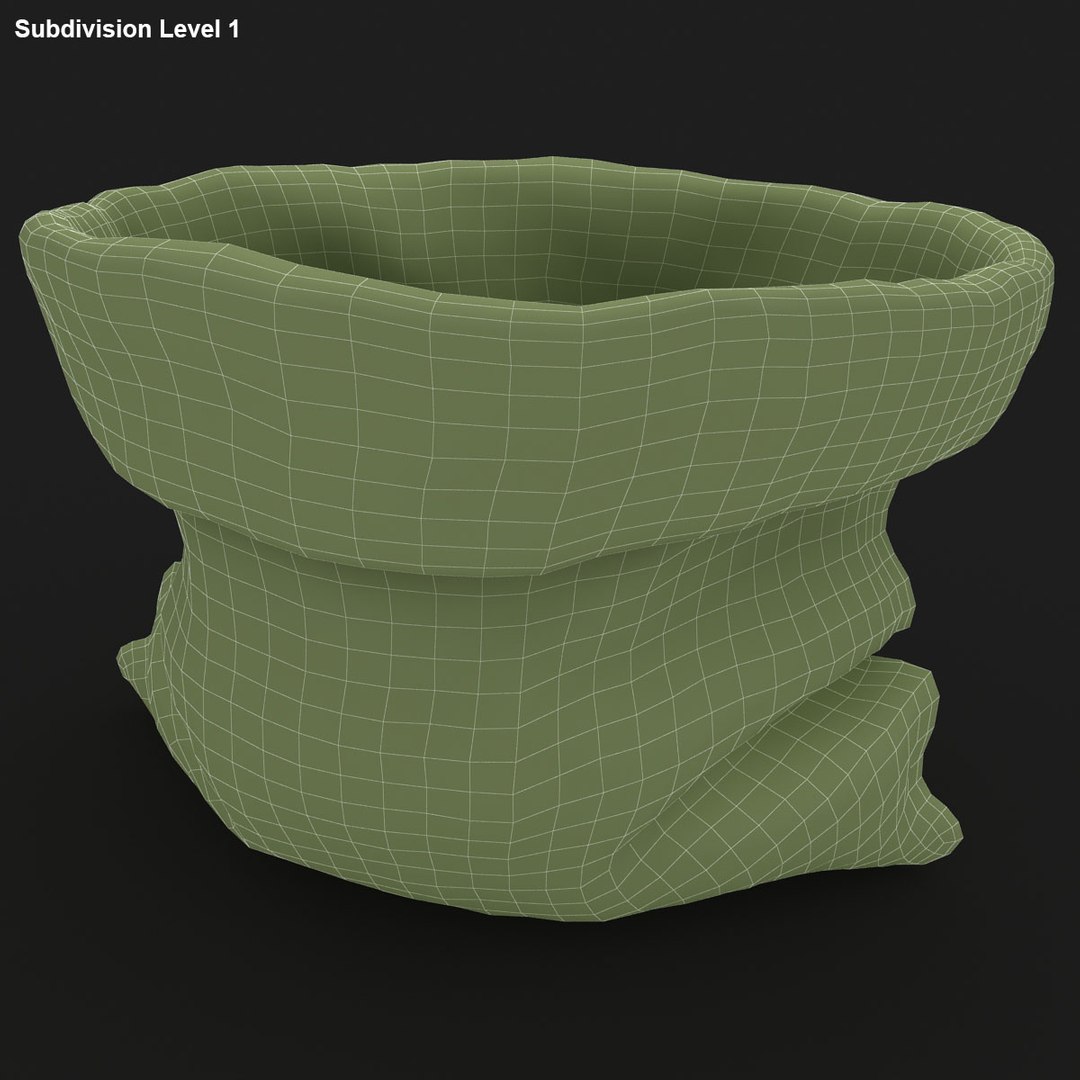 3D Model Realistic Sack - TurboSquid 1202454