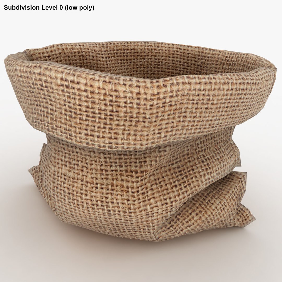 3D Model Realistic Sack - TurboSquid 1202454
