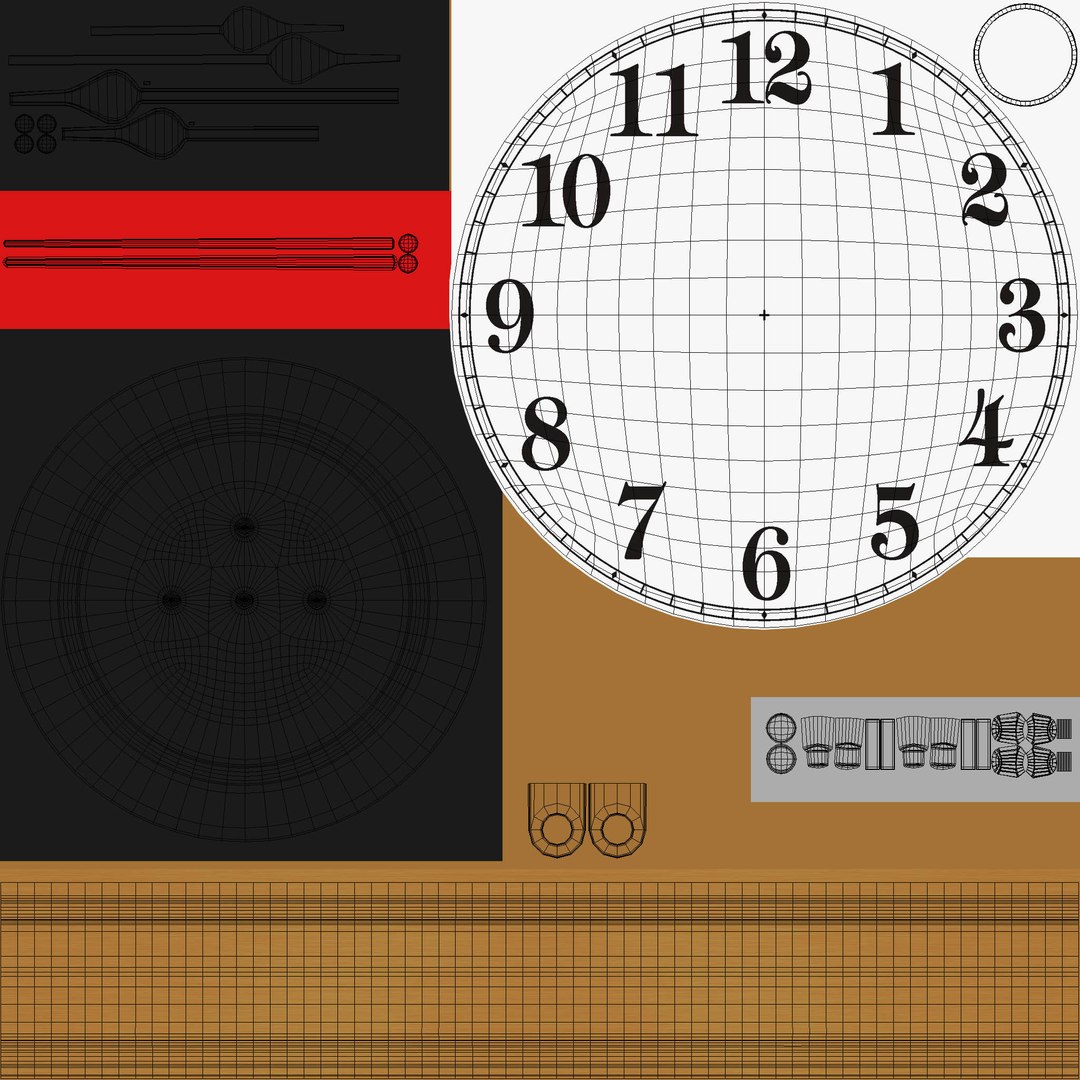 Wall Clock 03 3D Model - TurboSquid 1949504