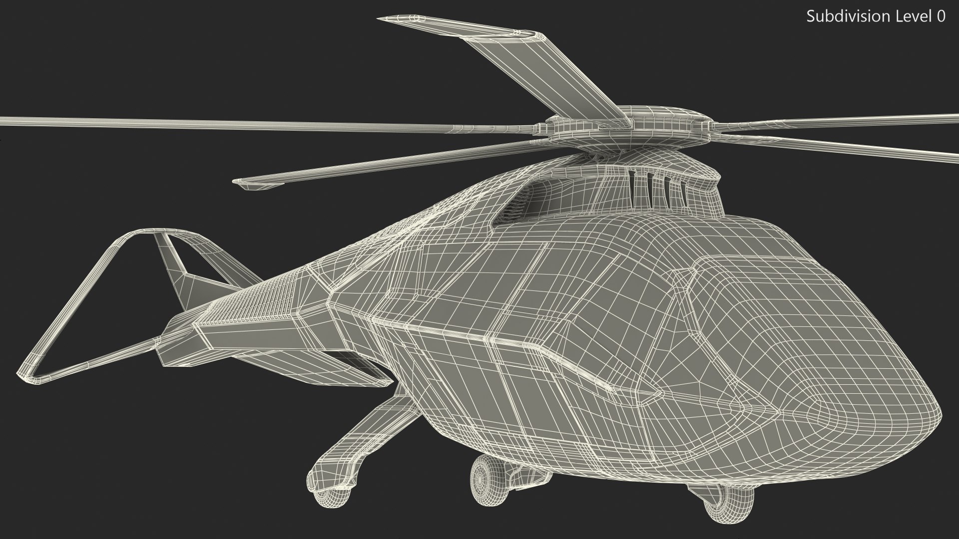 Futuristic Helicopter Concept Rigged 3D model - TurboSquid 1848662
