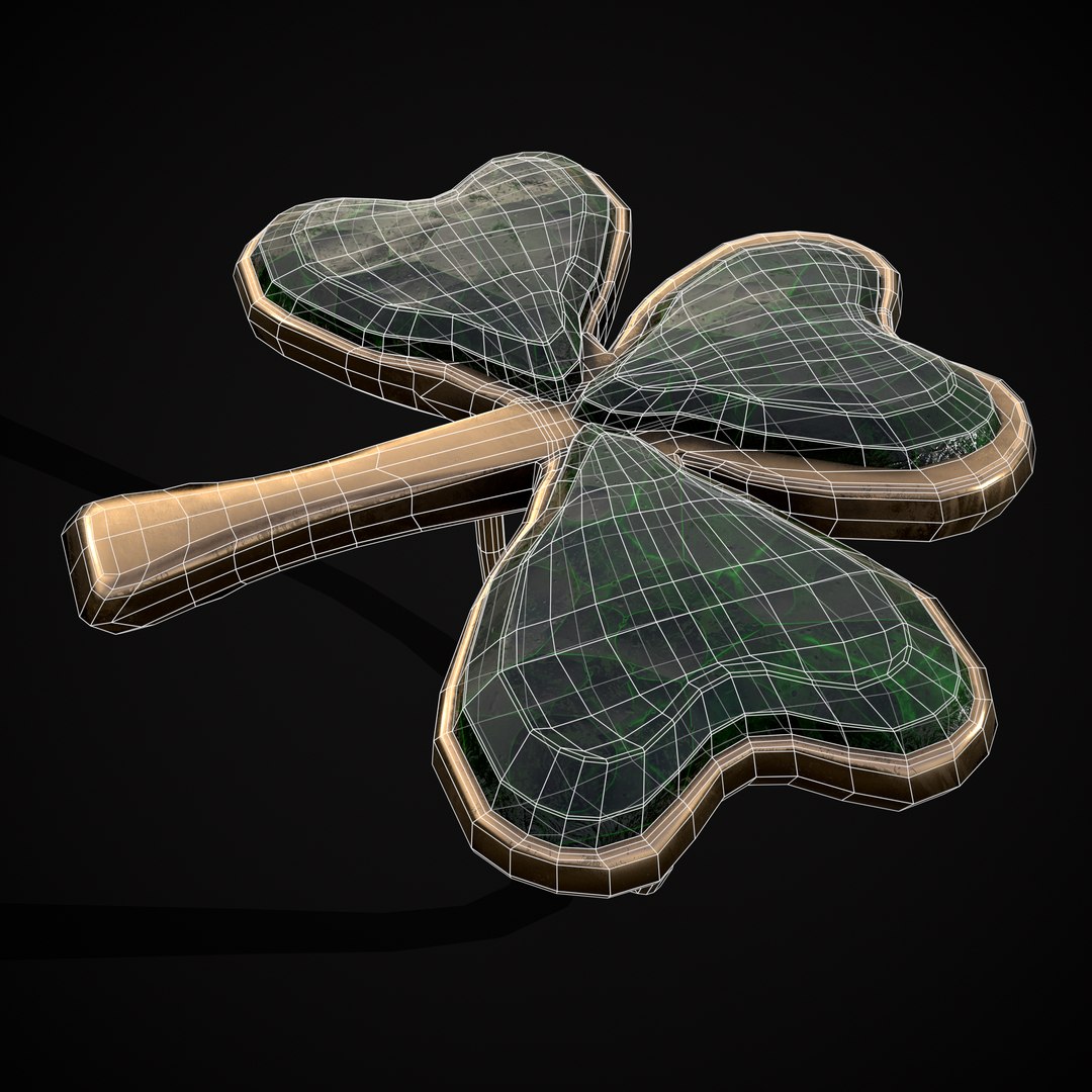 Jade Clover Ring 3D - TurboSquid 2052815