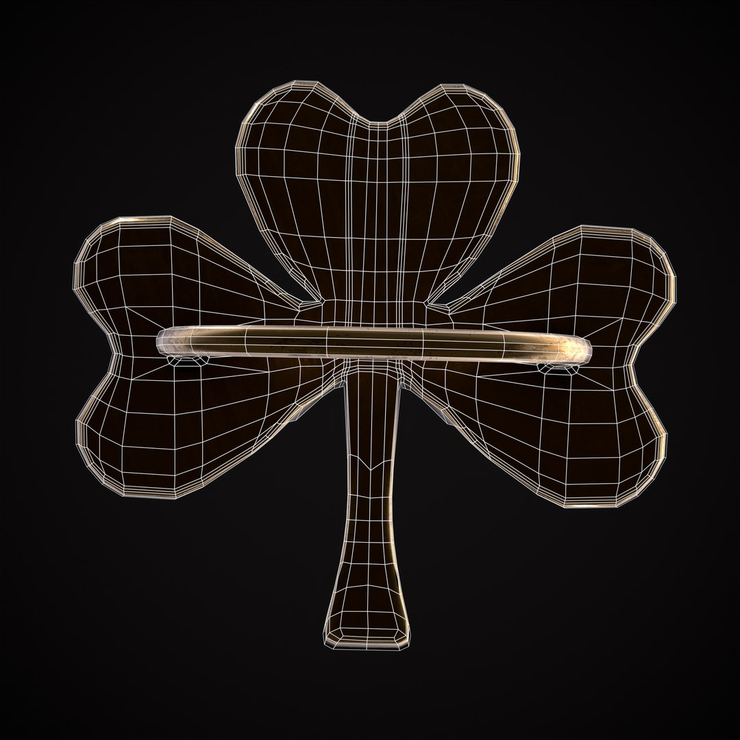 Jade Clover Ring 3D - TurboSquid 2052815