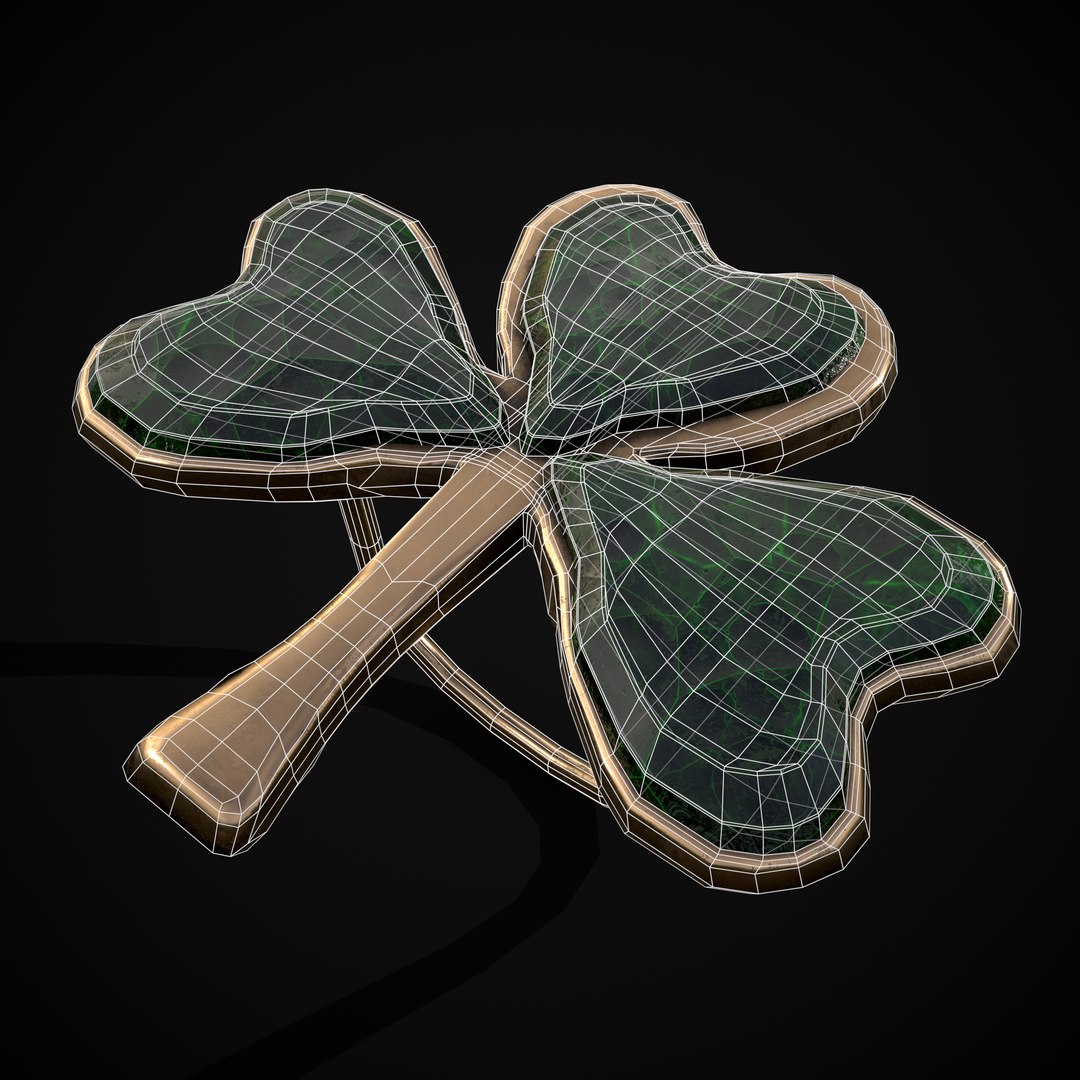 Jade Clover Ring 3D - TurboSquid 2052815