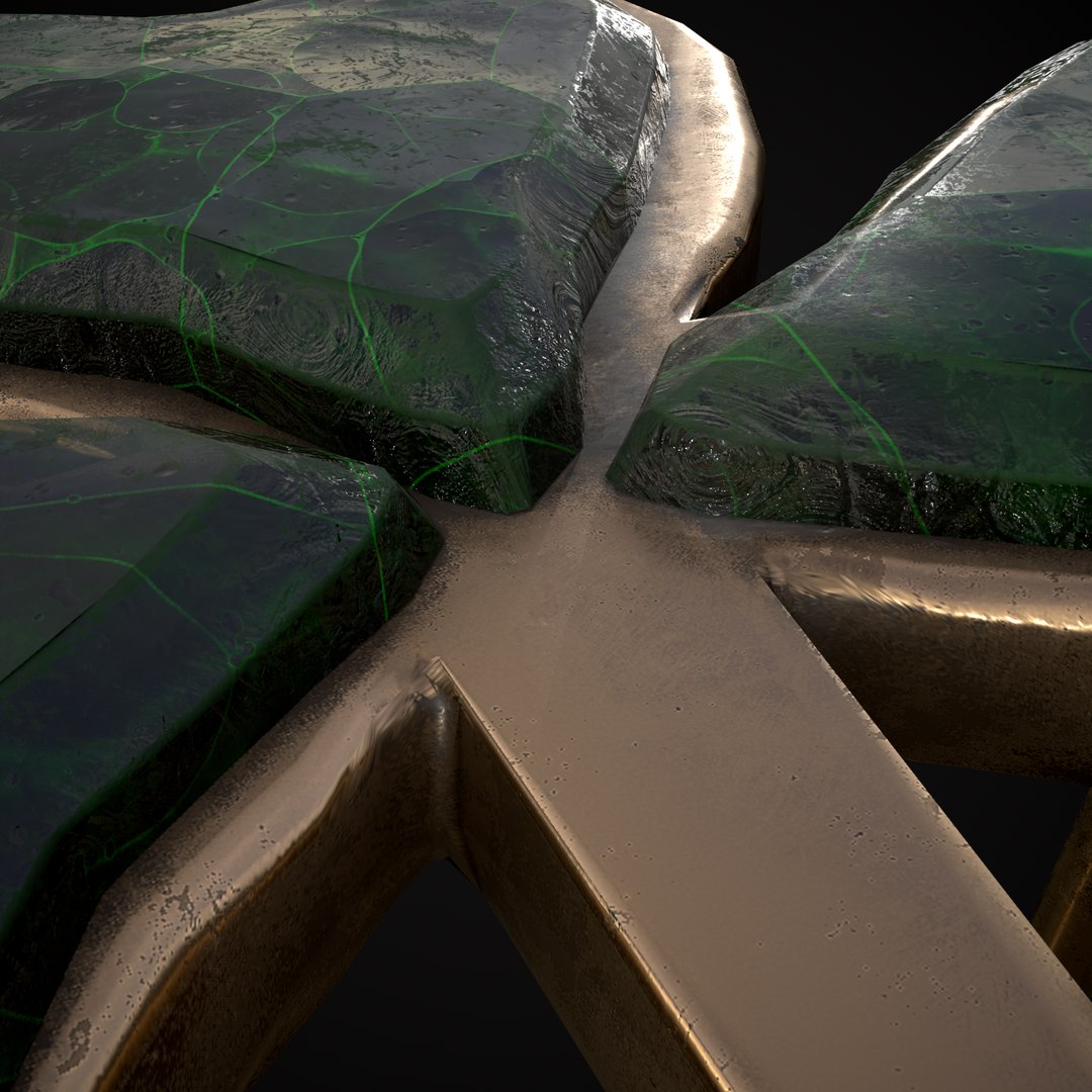 Jade Clover Ring 3D - TurboSquid 2052815