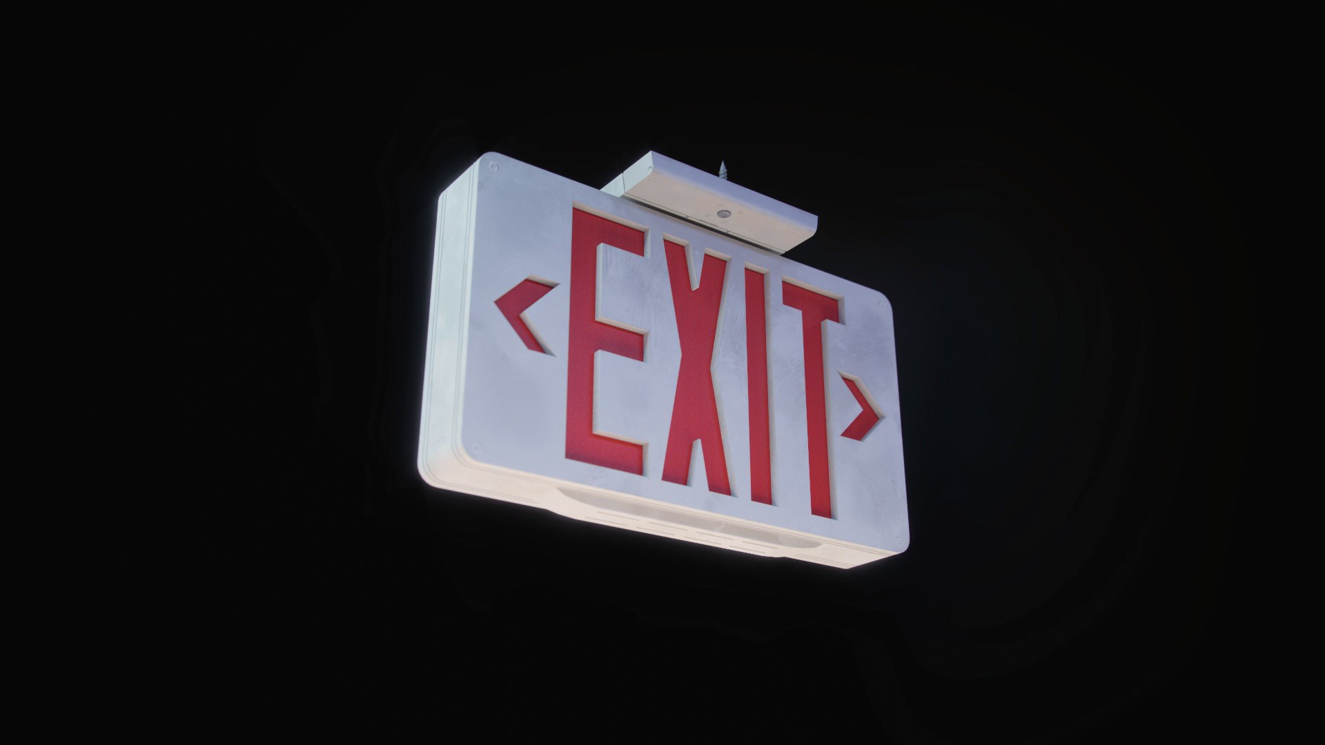3D Model Exit Sign - TurboSquid 1692260