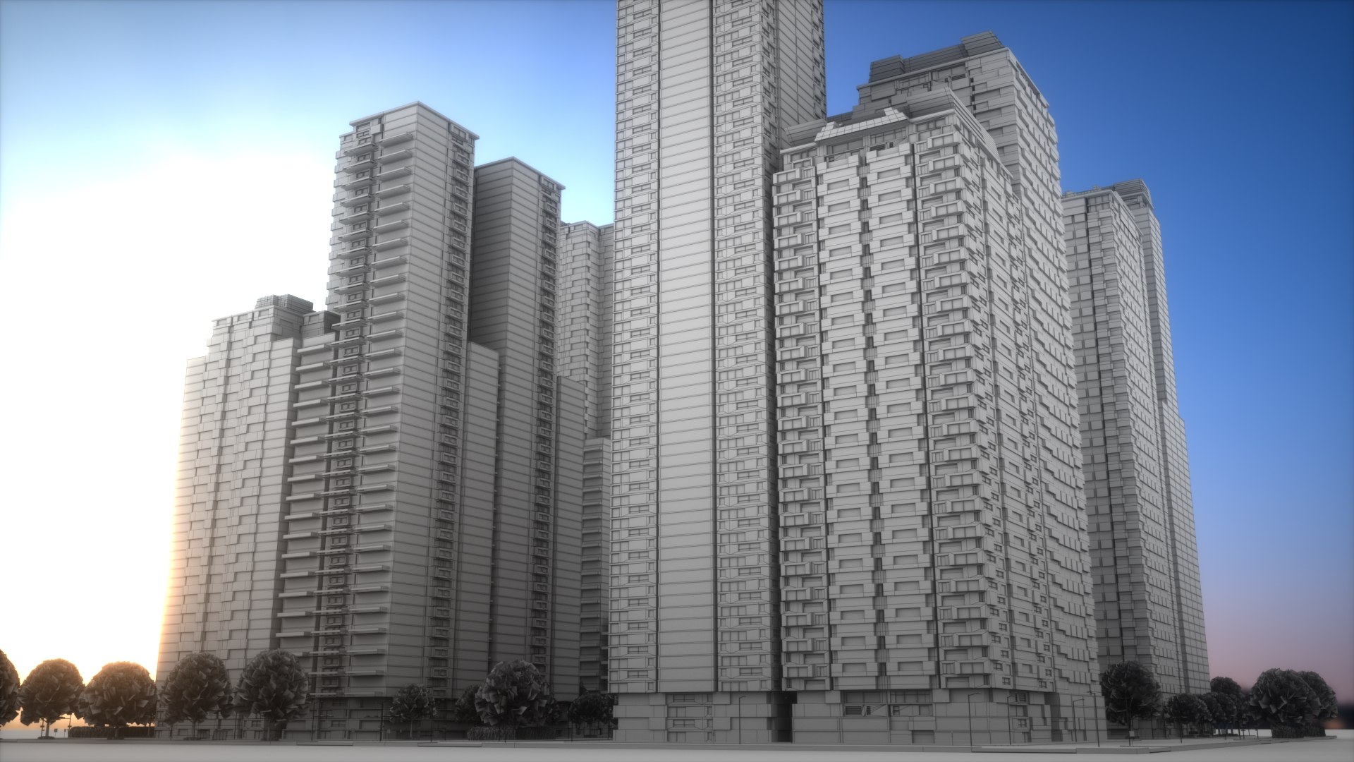 3D City Block Type A26 - TurboSquid 2091277