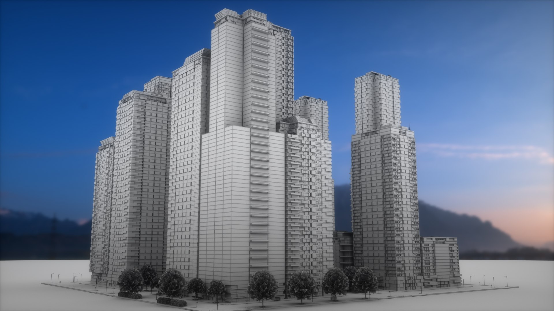 3D City Block Type A26 - TurboSquid 2091277