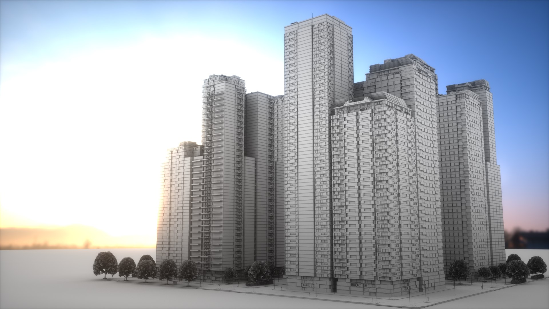 3D City Block Type A26 - TurboSquid 2091277