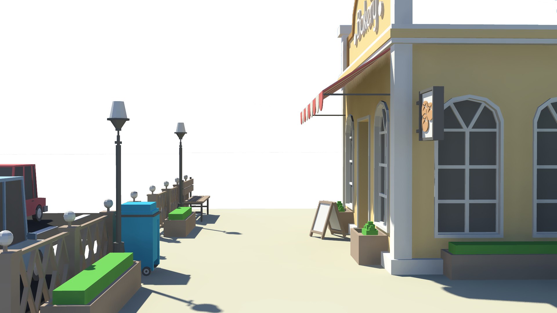 Building Bakery 3D - TurboSquid 1366311