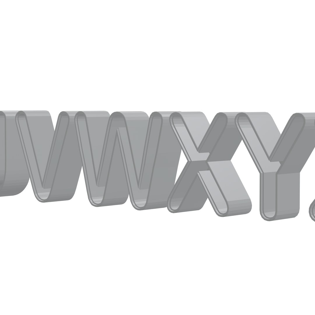 ABC 3D Letters 3D Model - TurboSquid 1911366