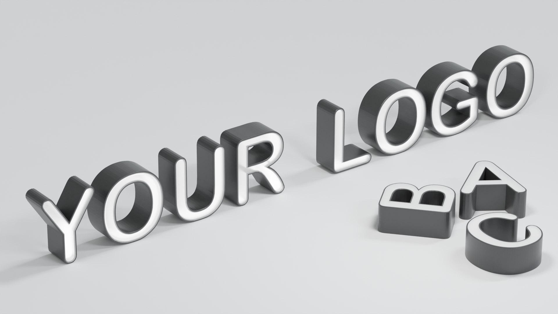 ABC 3D Letters 3D Model - TurboSquid 1911366