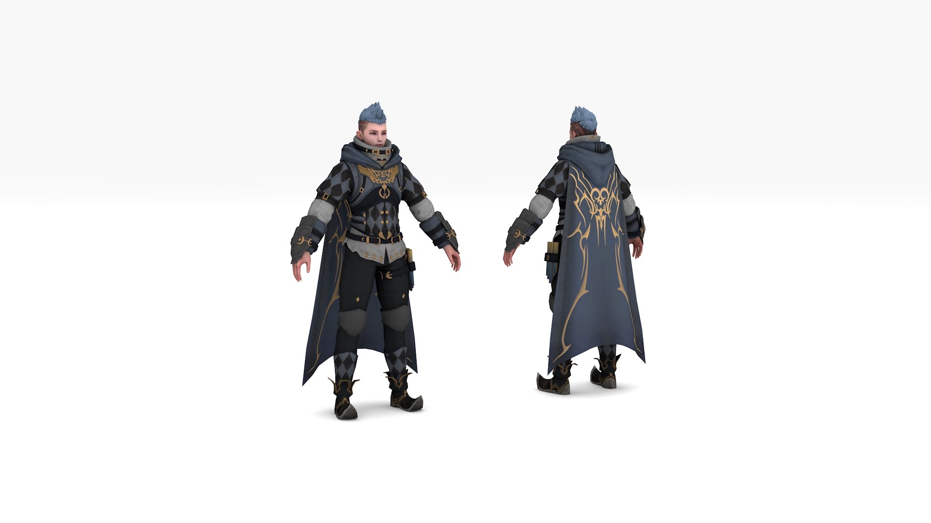 Bard Warrior 3D Model - TurboSquid 2414896