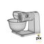 realistic bosch food mixer 3d model