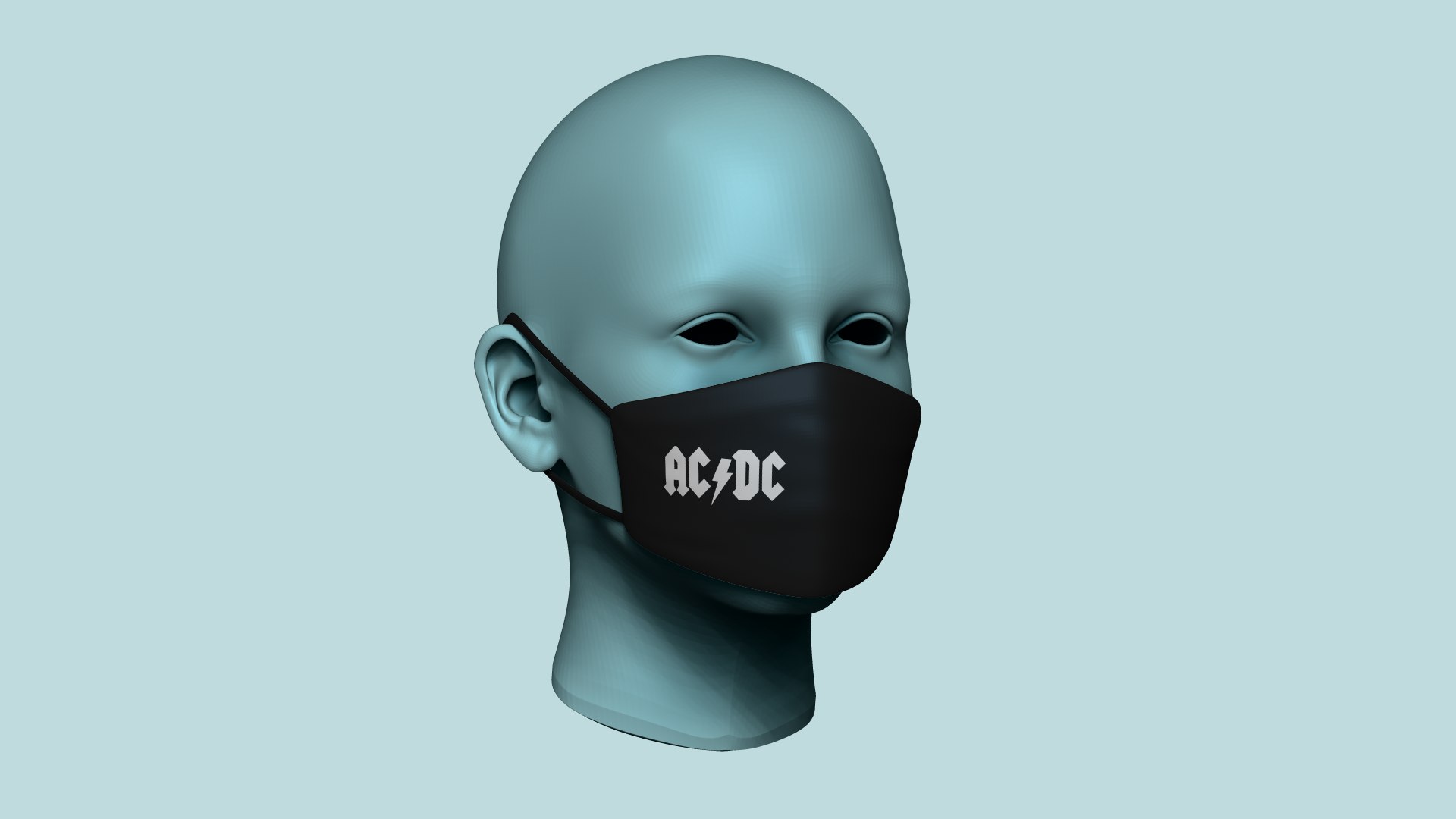 3D ACDC Covid Mask CGI - Character Fashion Design Model - TurboSquid ...