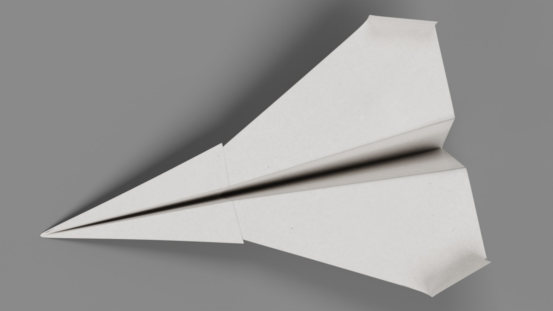 Paper Plane 02 3D - TurboSquid 2183940