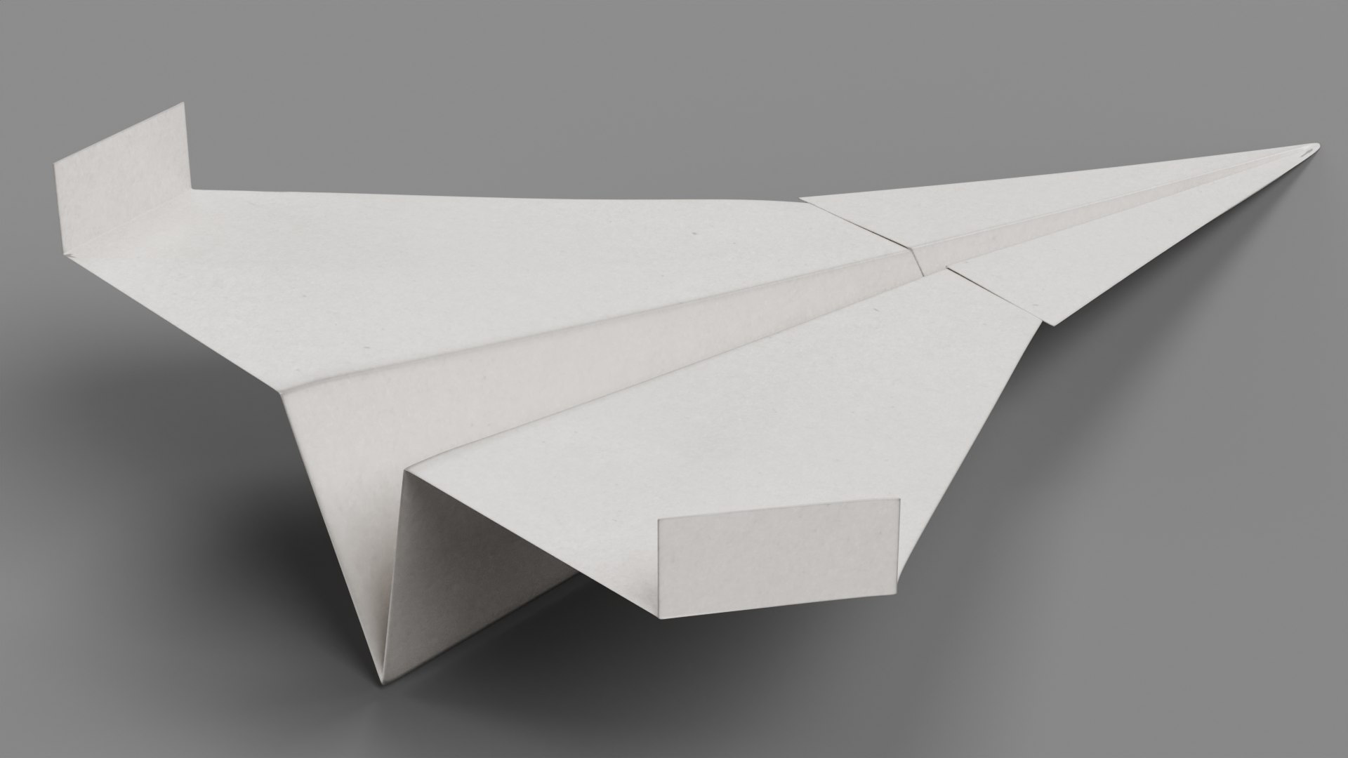 Paper Plane 02 3D - TurboSquid 2183940