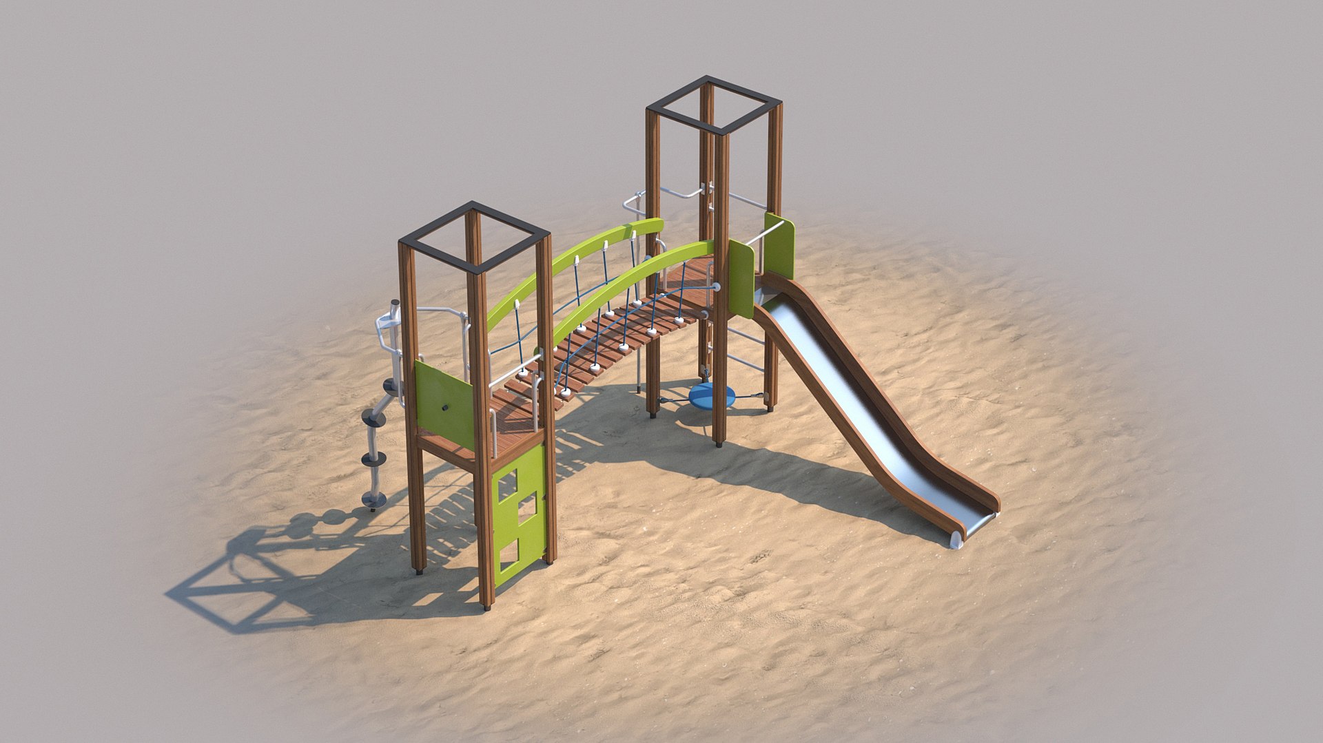 Modern Children Playground Model - TurboSquid 1280023