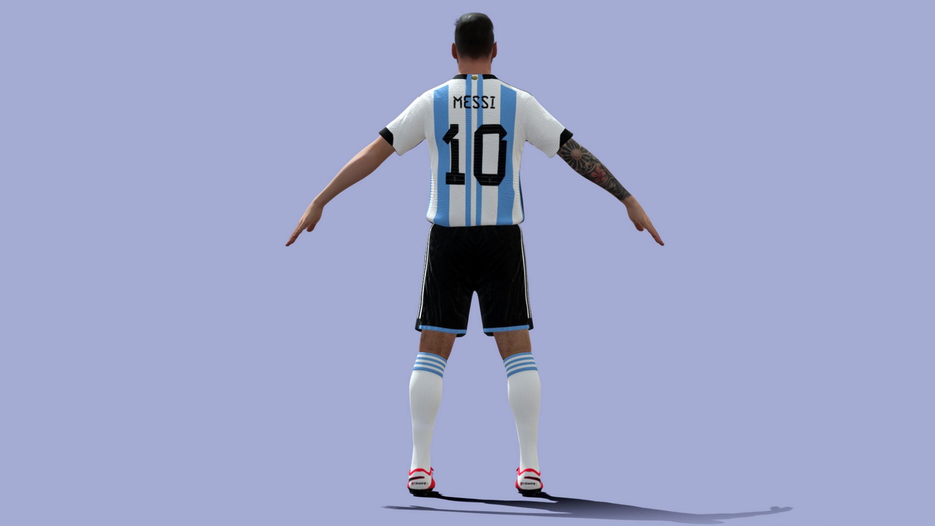 Lionel Messi Argentina 3D Model - TurboSquid 1982808