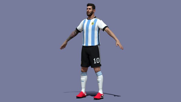 modelo 3d Lionel messi argentina - TurboSquid 1982808