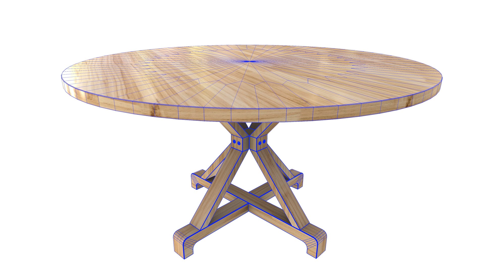 Round TableRound Table Round Table V4 3D Model VR AR PBR 3D model ...