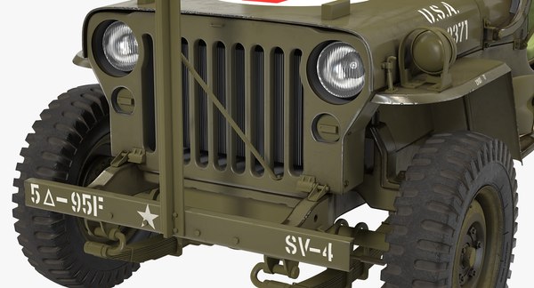 Willys jeeps model - TurboSquid 1205368