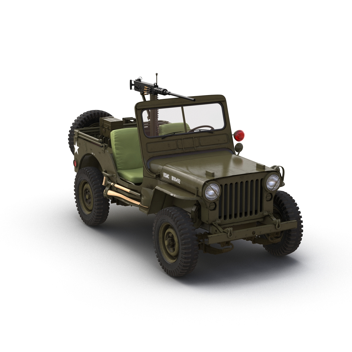 Willys jeeps model - TurboSquid 1205368