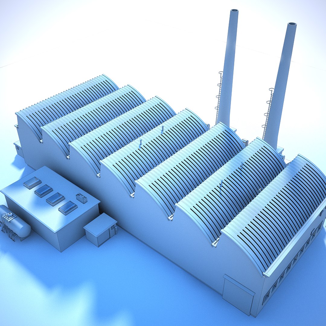 3D Factory Generic White Model - TurboSquid 1405693