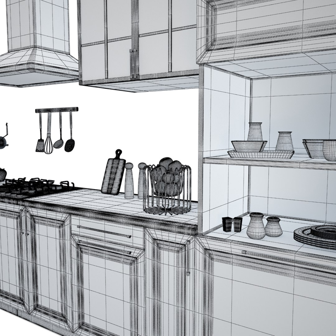 3D Model Kitchen Utensils 02 Fruits - TurboSquid 1443131