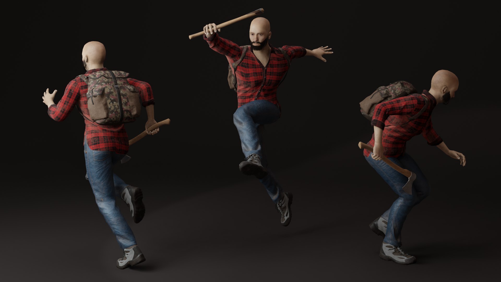 Lumberjack 3D Model - TurboSquid 1747671