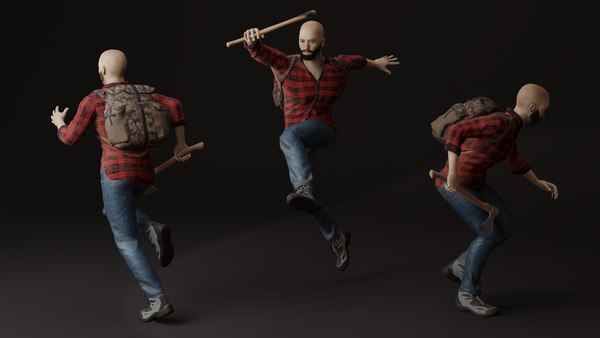 Lumberjack 3D model - TurboSquid 1747671