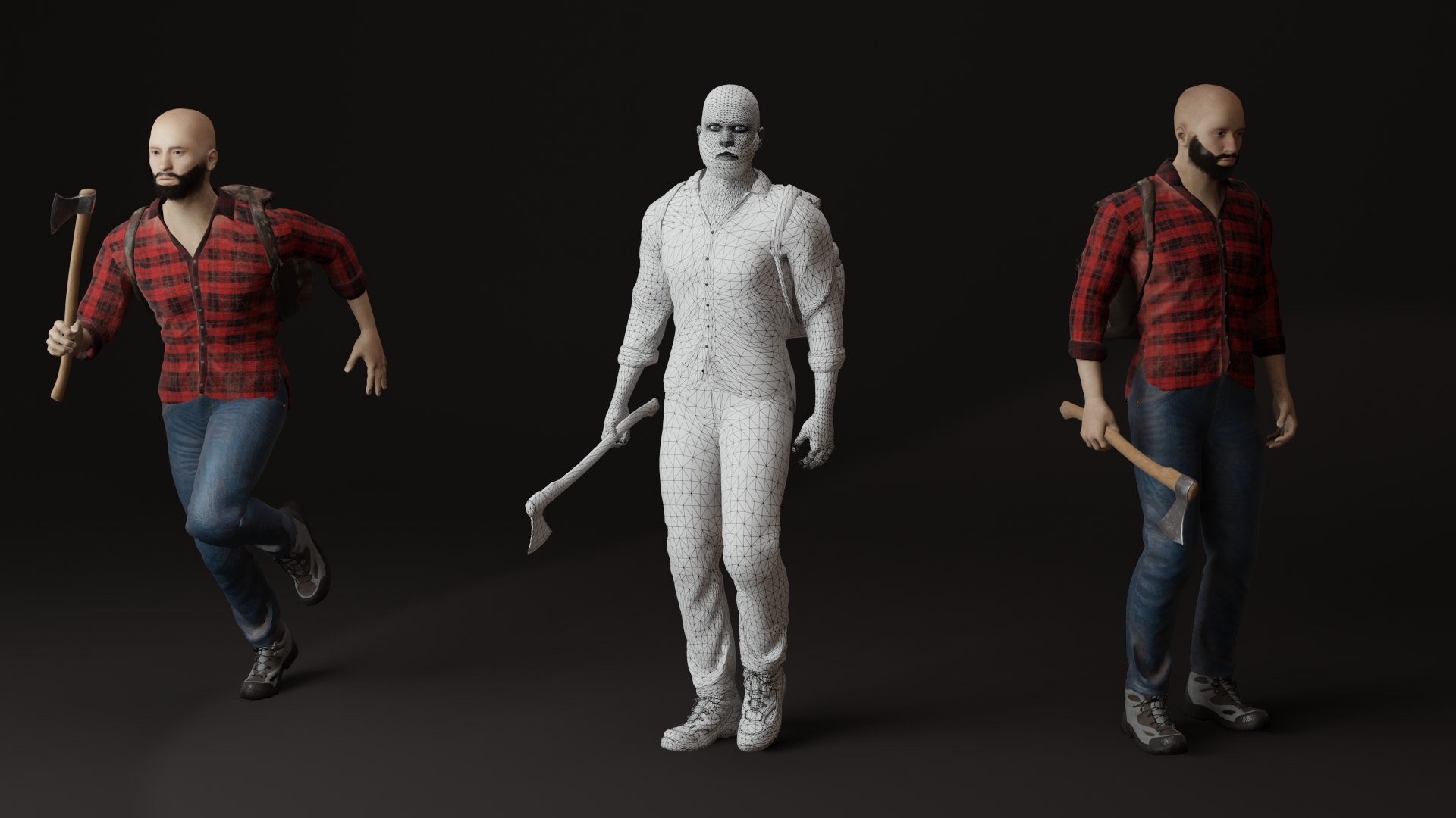 Lumberjack 3D Model - TurboSquid 1747671