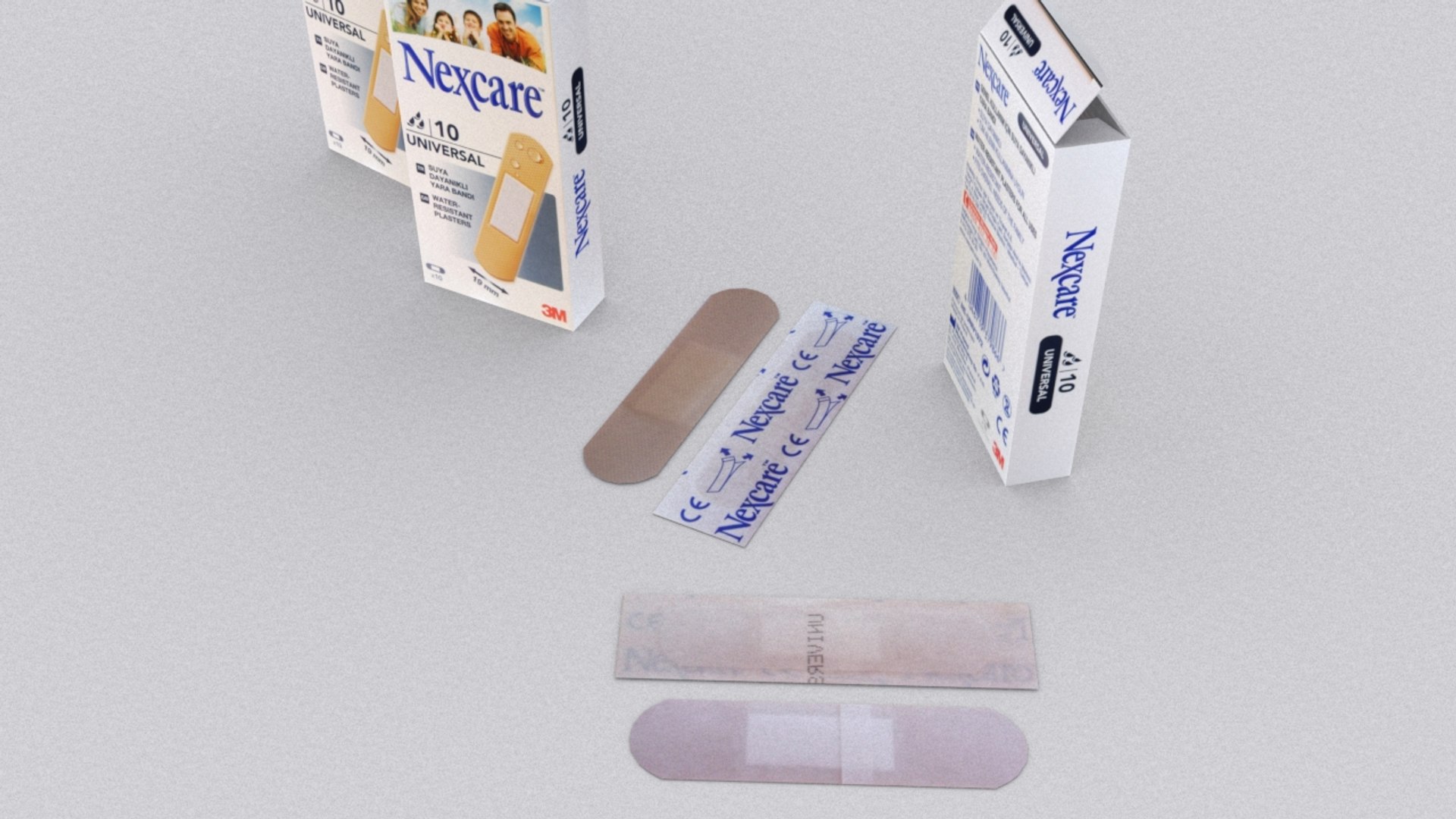 Plaster Box 3d Model