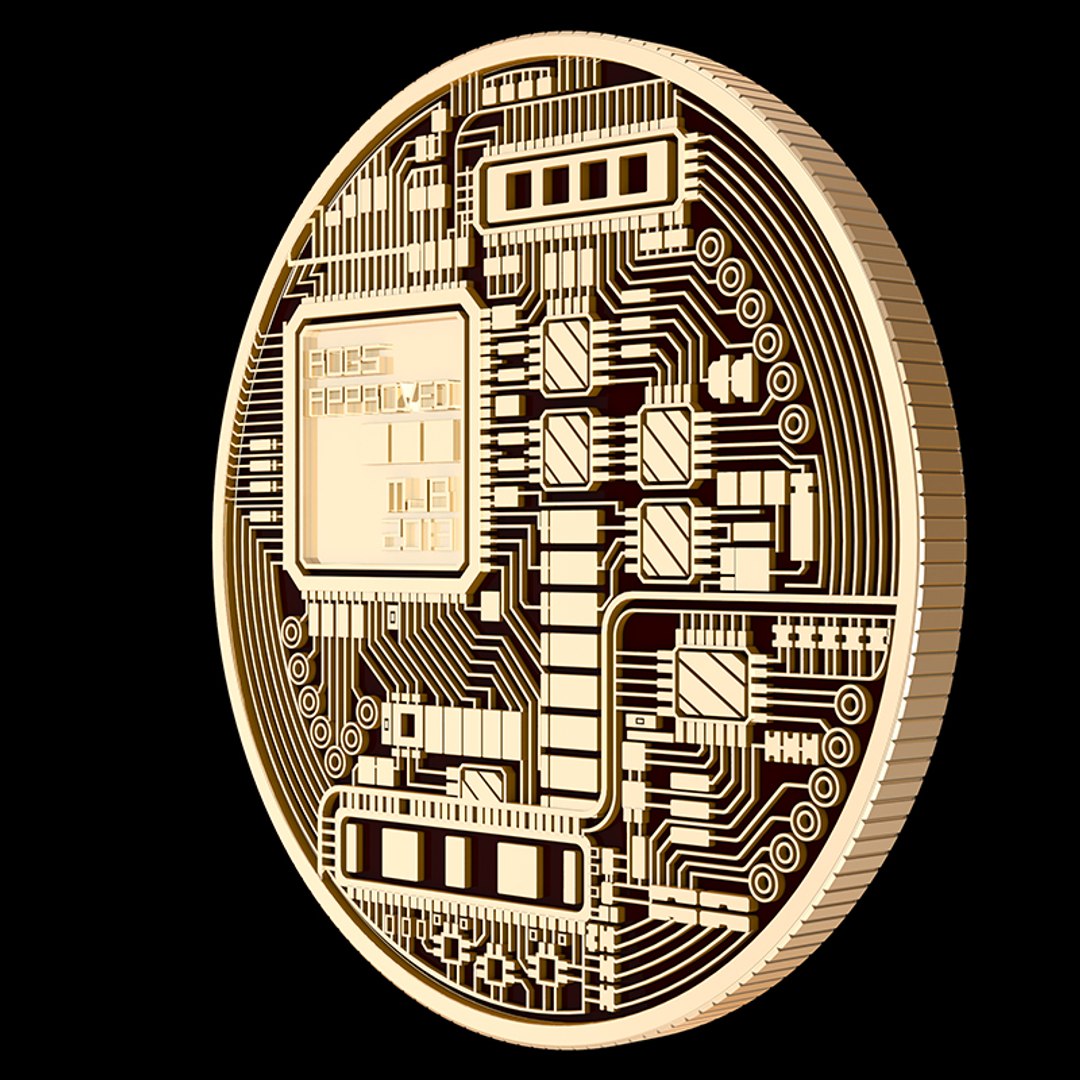 Bitcoin coin bit model - TurboSquid 1224533