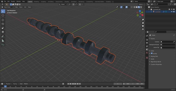 modelo 3d Árbol de levas - TurboSquid 1981355