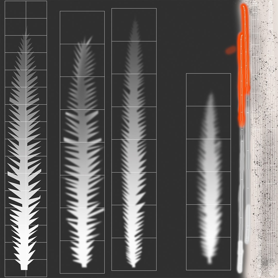 3D Northern Cardinal Feather Model - TurboSquid 2211851