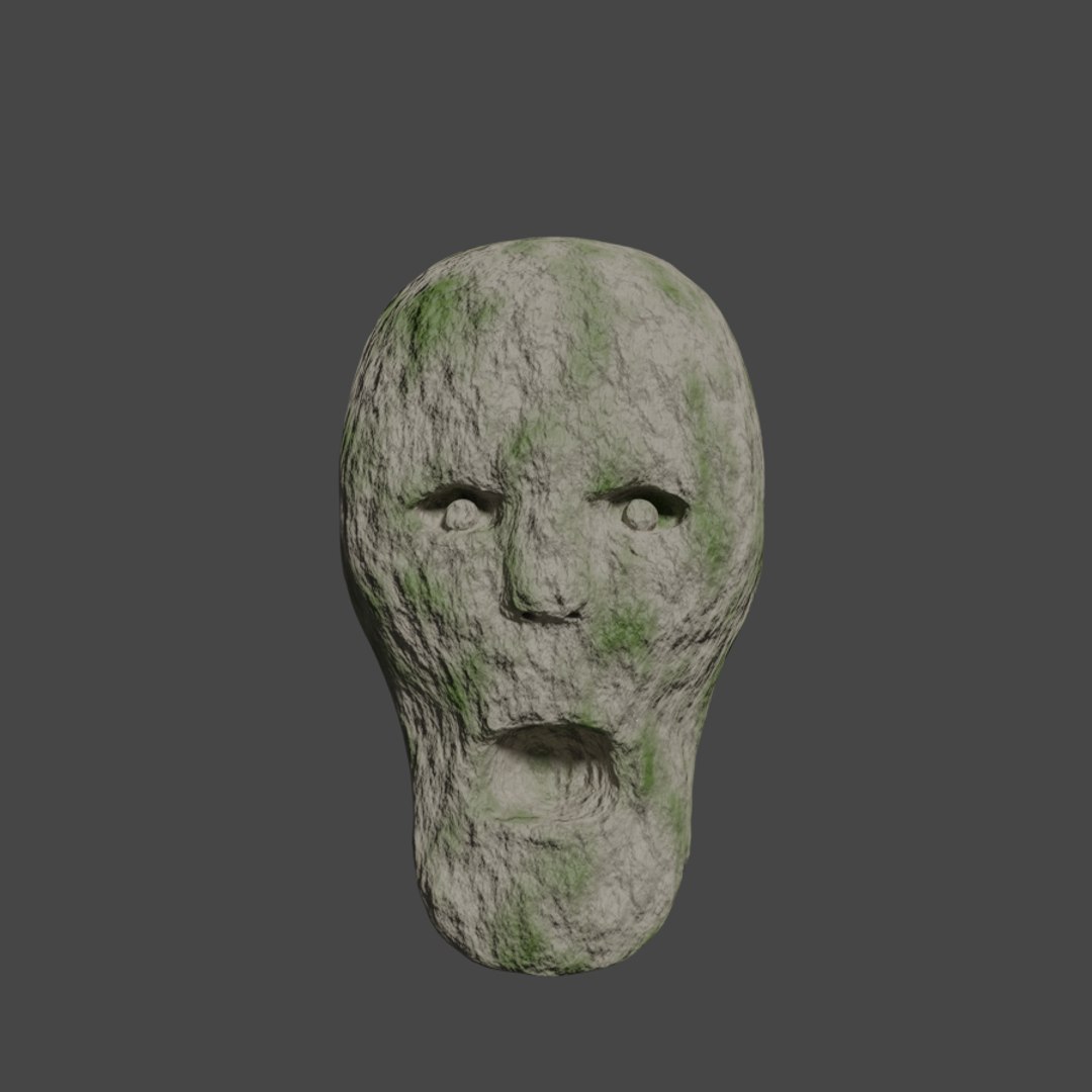 3D stone mask - TurboSquid 1380863
