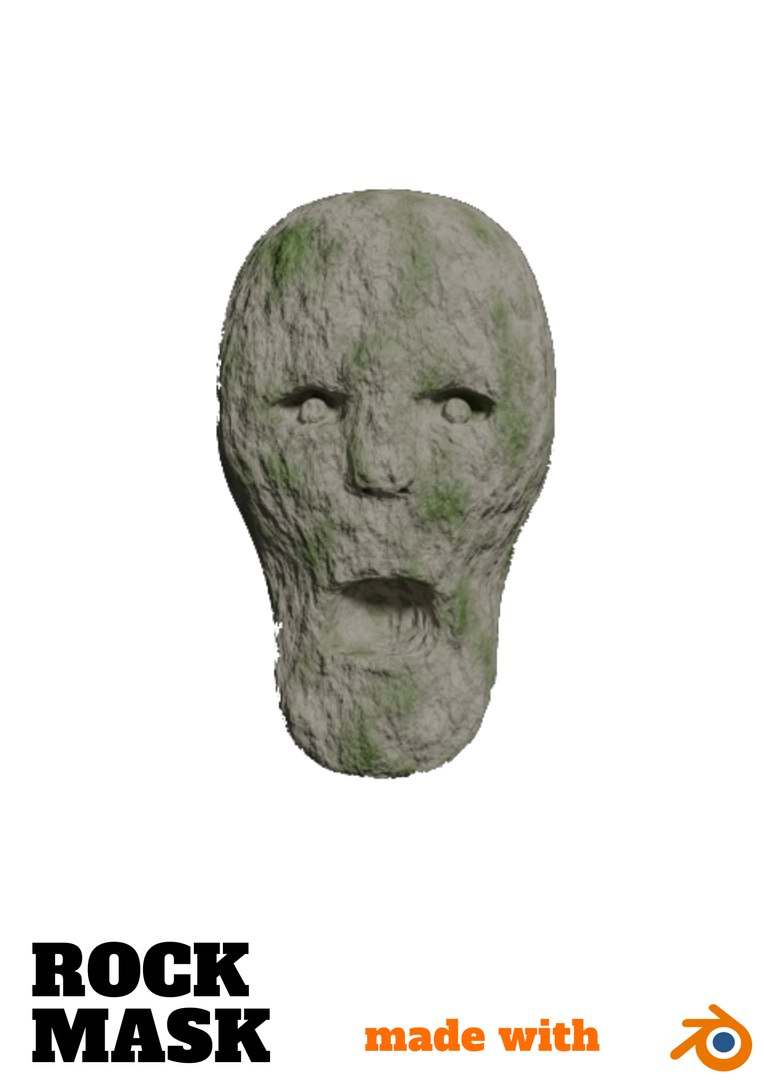 3D stone mask - TurboSquid 1380863