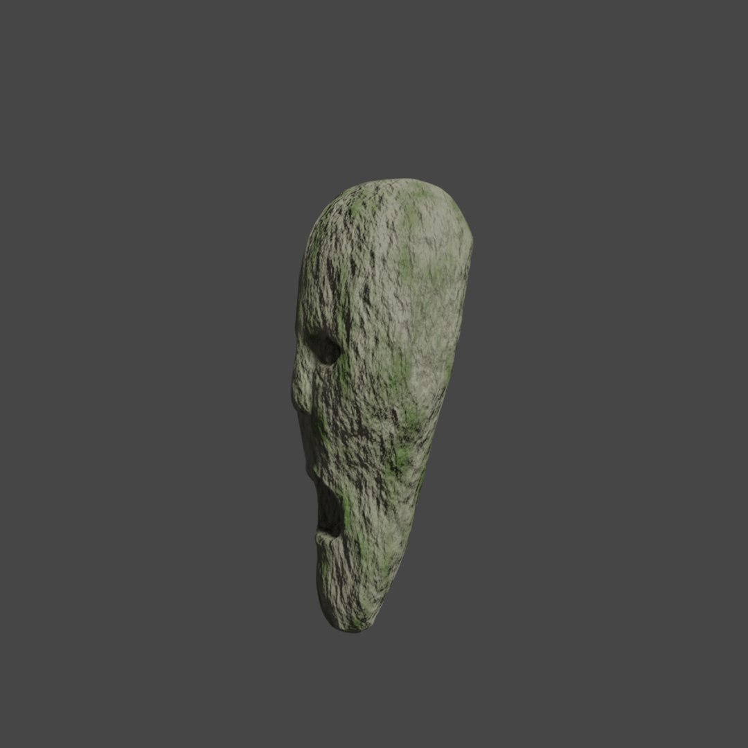 3D stone mask - TurboSquid 1380863