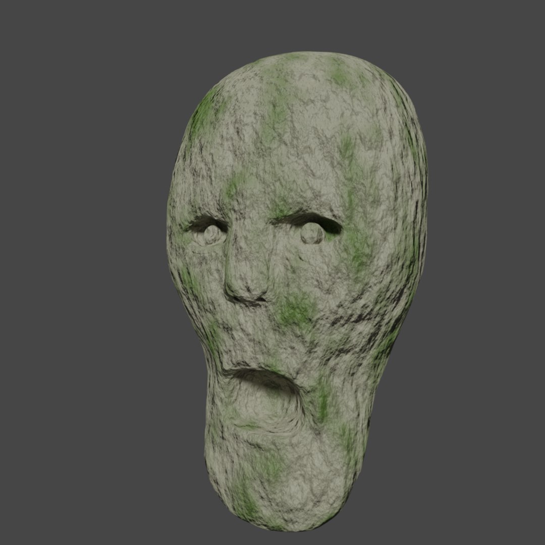 3D stone mask - TurboSquid 1380863